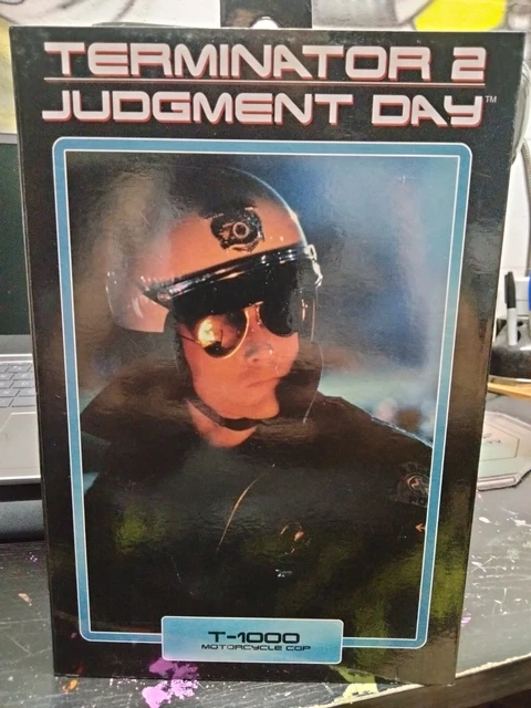 NECA TERMINATOR 2 T1000 Ultimate Motorcycle Cop Figure $22.00 - PicClick