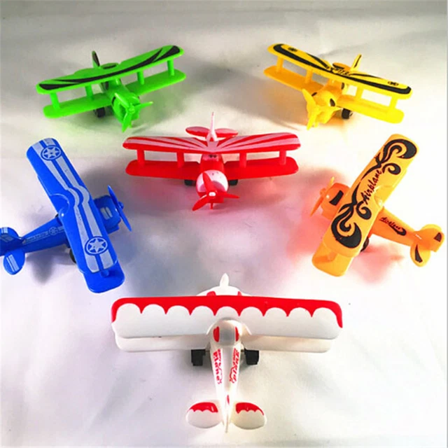 MINI VINTAGE PLANE Model Aircraft Glider Biplane Airplane Model Kid ...