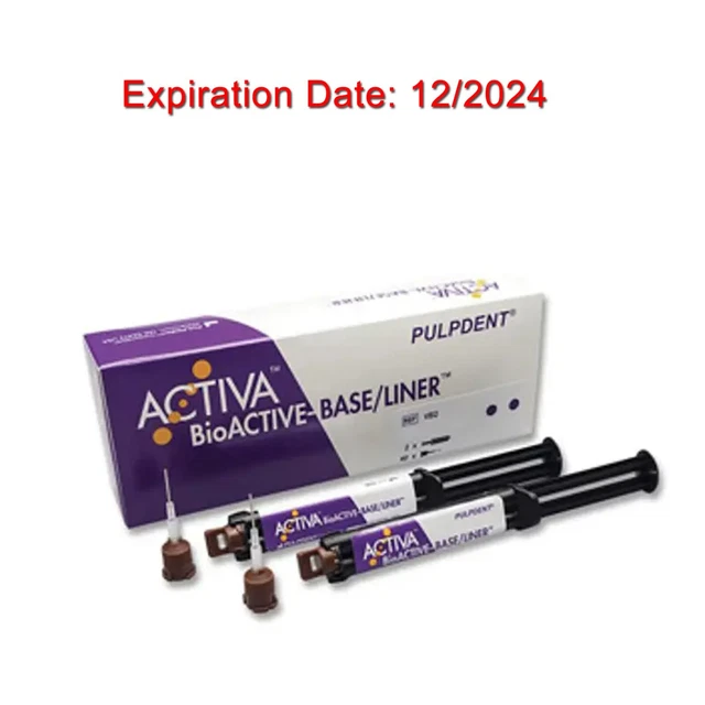 PULPDENT VB2 ACTIVA BioACTIVE Dental Composite Base/Liner Dentin Value ...