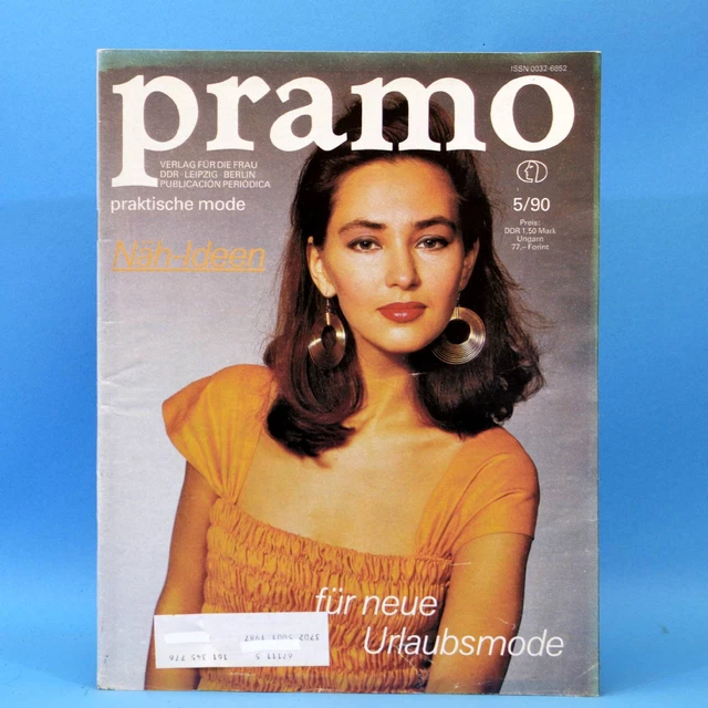 DDR PRAMO 5 1990 Praktische Mode Schnittmuster U Sommerideen ...