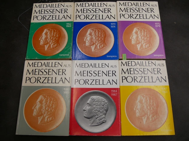 48052 - MEDAILLEN aus Meissener Porzellan 1947-1987. 6 Bde. K. Weigelt ...