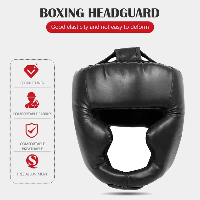 BOXING HELMET KIDS Adults Sparring Headgear Gym Equipment Taekwondo ...