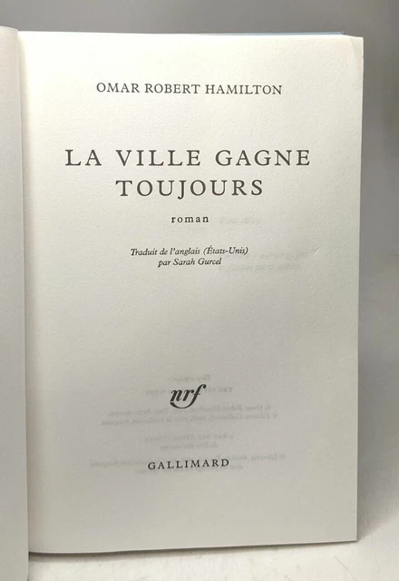 LA VILLE GAGNE toujours | Gurcel Sarah Hamilton Omar Robert | Très bon état EUR 11,00 - PicClick FR