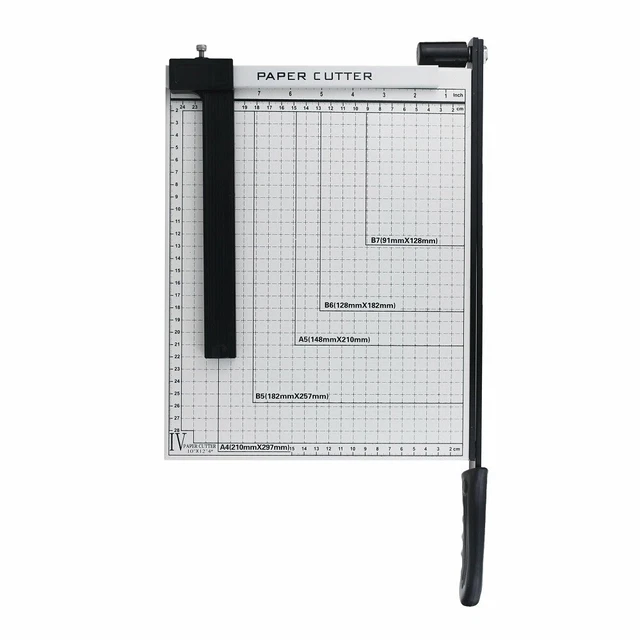 PREMIUM METAL PAPER Cutter Size A4 To B7 Guillotine Page Trimmer Knife ...
