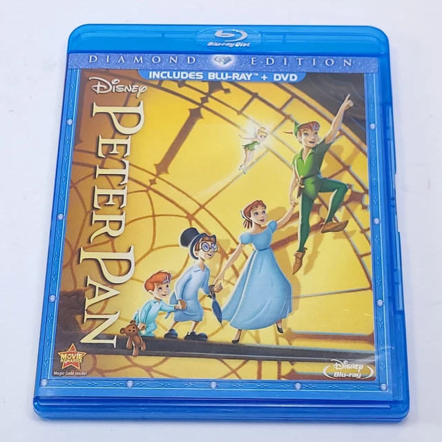 PETER PAN (TWO-DISC Diamond Edition Blu-ray/DVD Combo in Blu-ray movie ...
