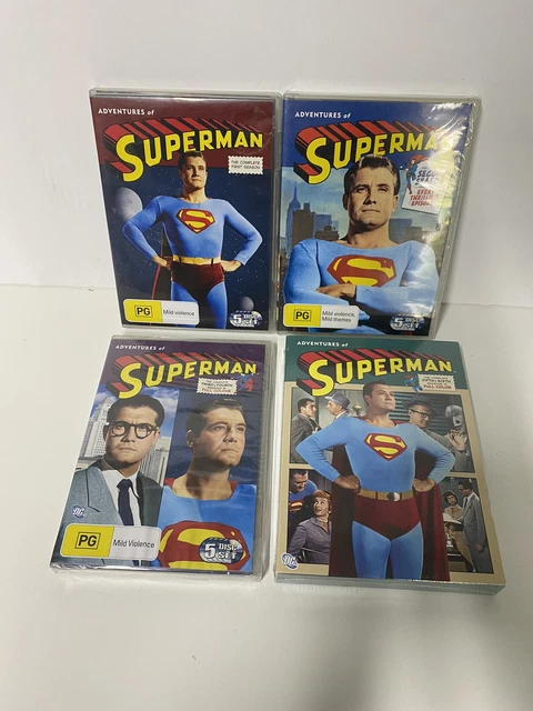 ADVENTURES OF SUPERMAN The Complete Collection DVD Set Seasons 1-6 ...