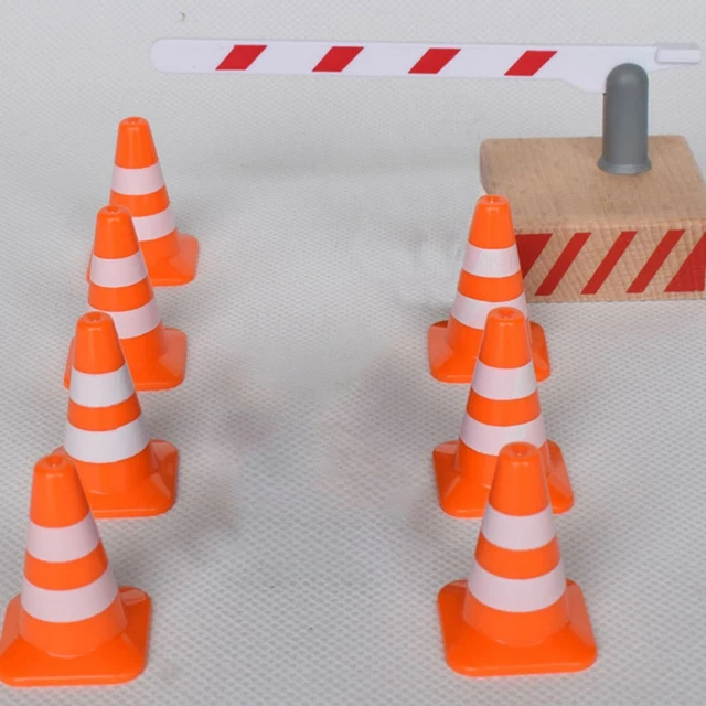 21 PCS PRESCHOOL Toys Mini Traffic Cones Training for Drills Orange $22 ...