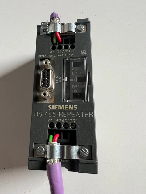SIEMENS RS 485 Repeater 6ES7972-0AA01-0XA0 repeater Simatic DP RS485 E ...