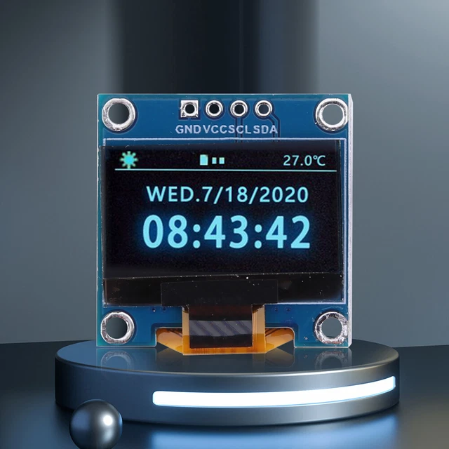 B 0 96inch Oled Module 4pin Iic 128x64 Ssd1315 Drive For Arduino Blue Dislay 11 69 Picclick Au