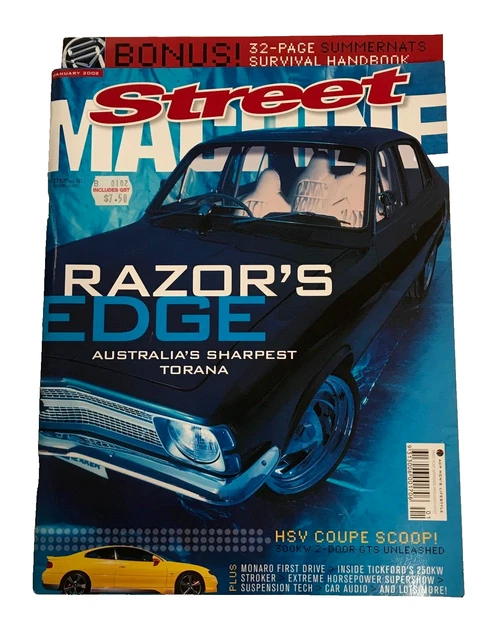 STREET MACHINE JAN 2002 Magazine Bonus Survival Handbook Inside $36.00 ...