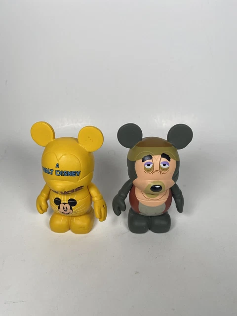 DISNEY 3” VINYLMATION Disney Mickey Mouse Figure Lot Randy Noble + Mike ...