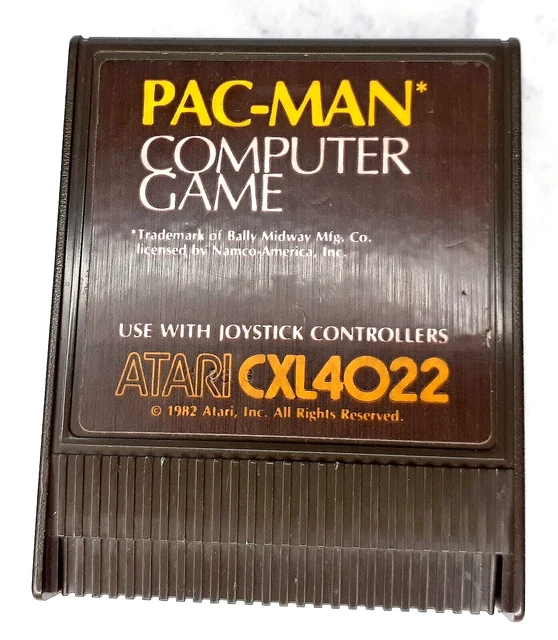 VINTAGE PAC-MAN FOR Atari 400 800 XL XE CXL4022 Game Cartridge $12.59 ...