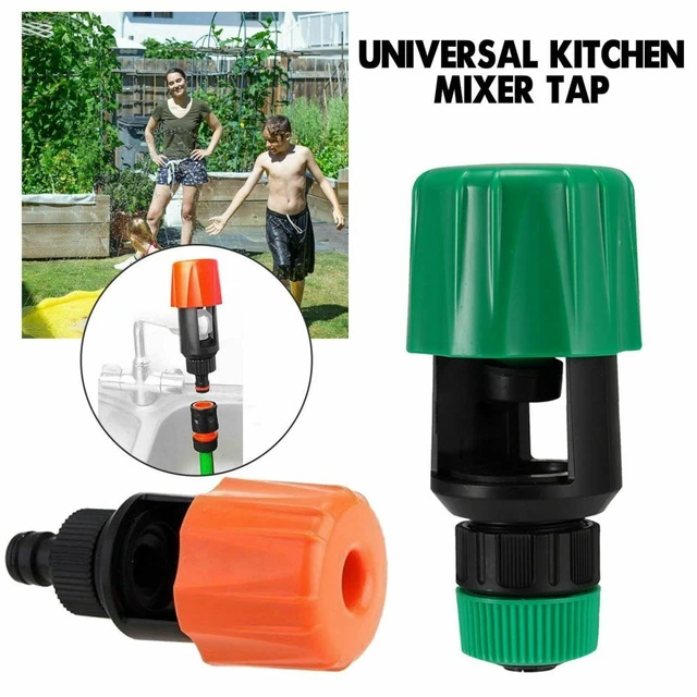 UK GARDEN HOSE Pipe Connector Sink Faucet Adapter Universal Kitchen ...