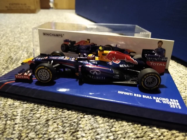 MINICHAMPS 1/43 SCALE Red Bull Racing Renault RB9 2013 Mark Webber ...