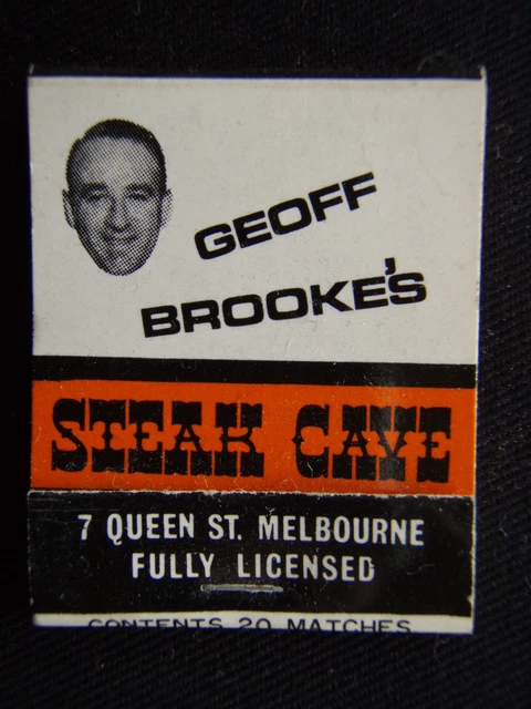GEOFF BROOKE'S STEAK Cave 7 Queen St Melbourne Best In Town 622683 ...