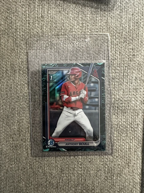 ANTHONY SCULL 2024 Bowman Chrome 1ère lueur lunaire aquatique / 125 ...