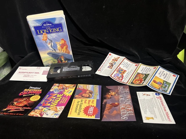 THE LION KING VHS With Inserts Disney 90’s £14.30 - PicClick UK