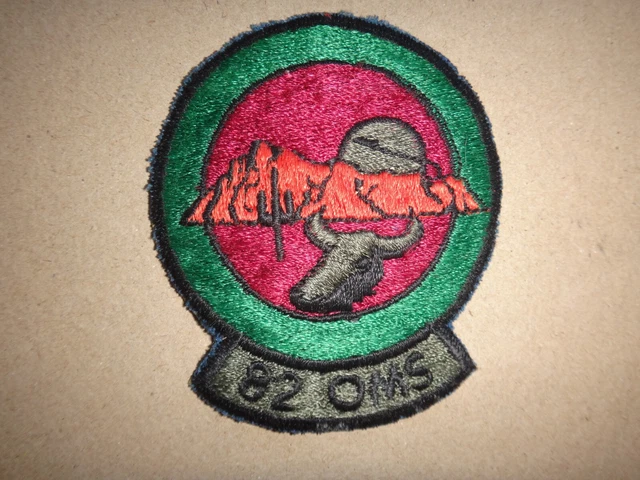 PATCH VINTAGE USAF 27th OMS Organizational Maintenance Squadron 12/5/23 ...