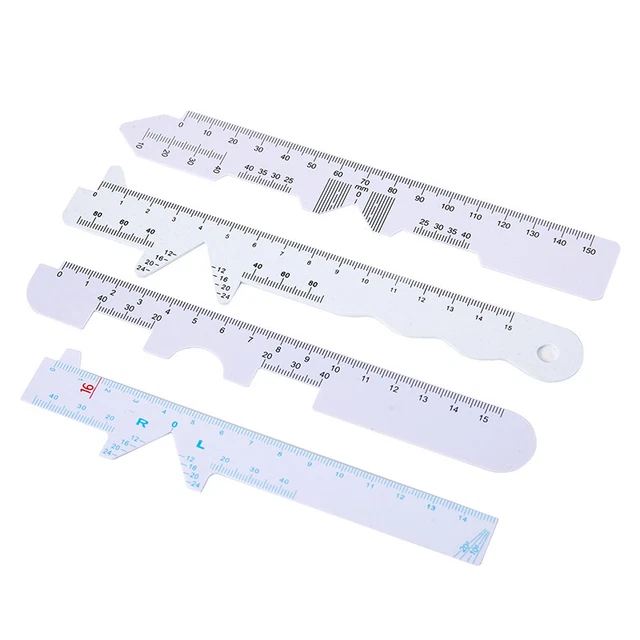 4TYPES MEASURE OPTICAL Vernier PD Ruler Pupil Distance Meter Eye ...