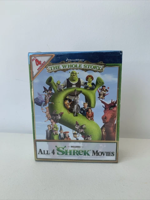 SHREK THE WHOLE Story - All 4 Shrek Movies - Blu Ray DVD Box Set ...