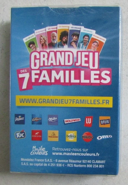 JEU DES 7 familles Grand jeu des 7 familles Ma Vie en Couleurs Neuf ...