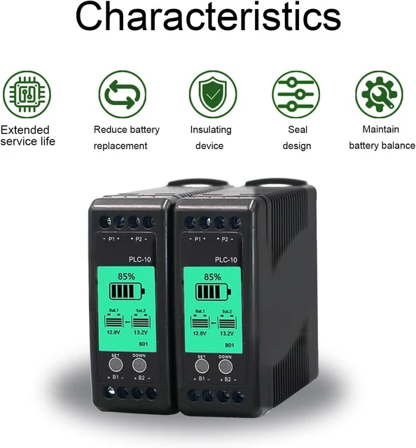 PARALLEL BATTERY VOLTAGE Regulator and Balancer for 24V Battery Systems ...