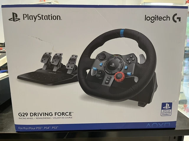 PLAYSTATION LOGITECH G29 Driving Force Racing Wheel + Pedals for PS5 ...
