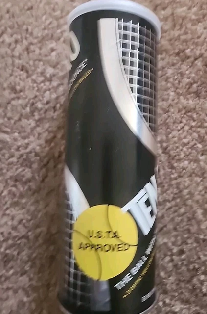 VINTAGE PRO TENNIS Ball Contained w/ 3 Balls Circa 1970s Racket Motif ...