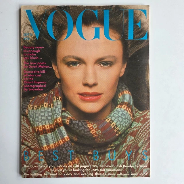 VOGUE MAGAZINE SEPTEMBER 15th 1974 Jacqueline Bisset Cover Vintage ...