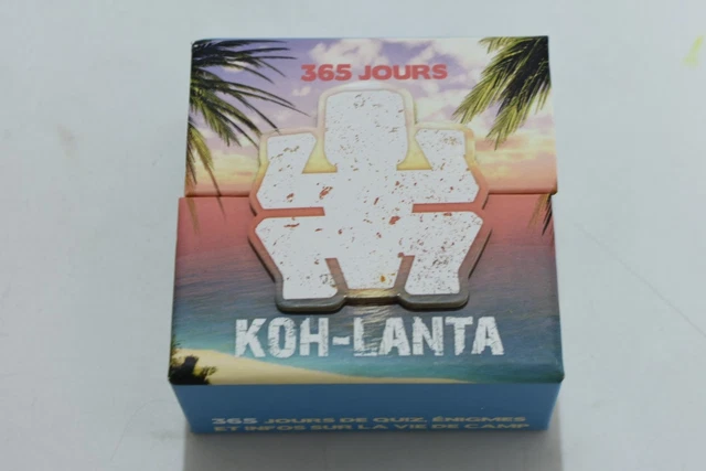 KOH LANTA 365 jours Playbac Castaway Calendrier emission tv télévision ...