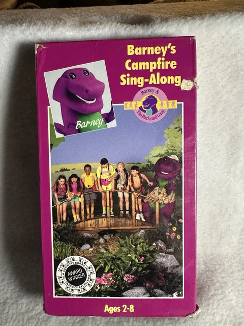 BARNEY - BARNEYS Campfire Sing-Along (VHS, 1990) £13.91 - PicClick UK