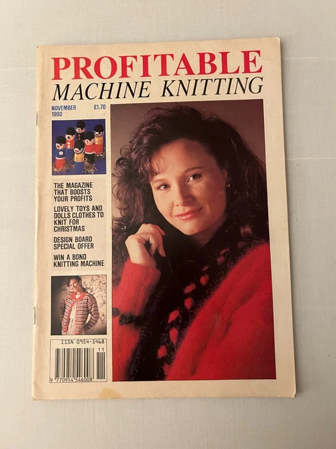 PROFITABLE MACHINE KNITTING Pattern Book November 1990 Knit For Profit ...