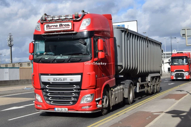 TRUCK PHOTOS IRISH Tippers Byrne Bros of Carlow DAF 106XF & Tipper 152 ...