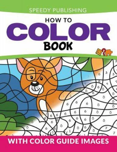 HOW TO COLOR Book: With Color Guide Images, Like New Used, Free ...