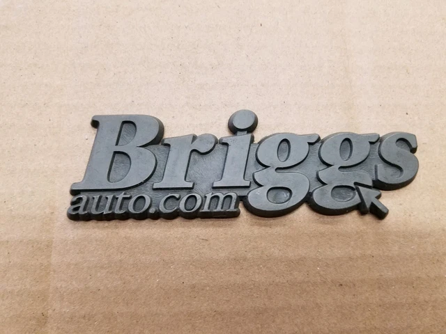 BRIGGS AUTO TOPEKA Kansas Dealership Dealer Emblem Badge Logo ...