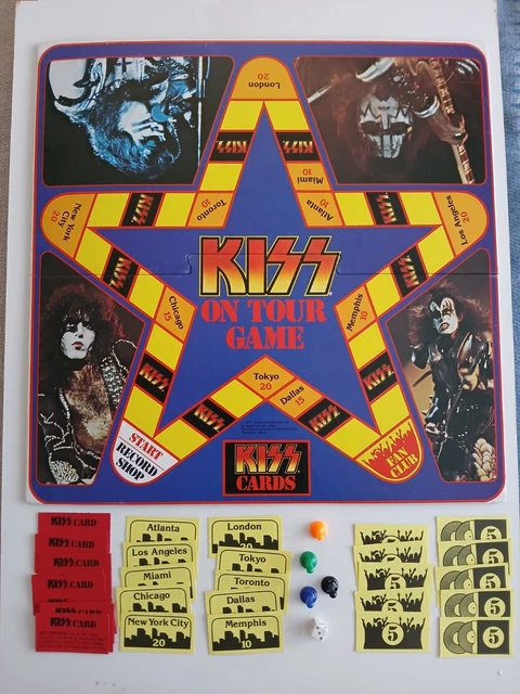 KISS. ON Tour Game. 1978 Aucoin. £146.30 - PicClick UK