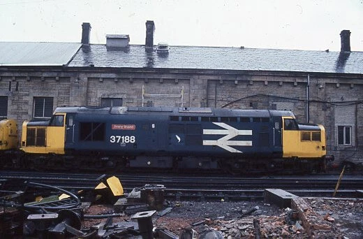 ORIGINAL COLOUR SLIDE of 37188 BR class 37 diesel loco £2.25 - PicClick UK