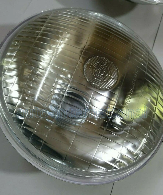 LUCAS 7& INCH Sealed Beam Headlamp H4 Conversion With Pilot RHD Classic ...
