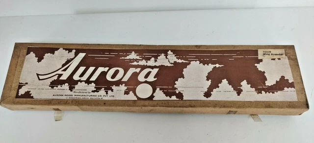 KIT MODELLO AEREO Aurora ROBIN Wing Span 24" Vintage Autentico Anni '70 ...