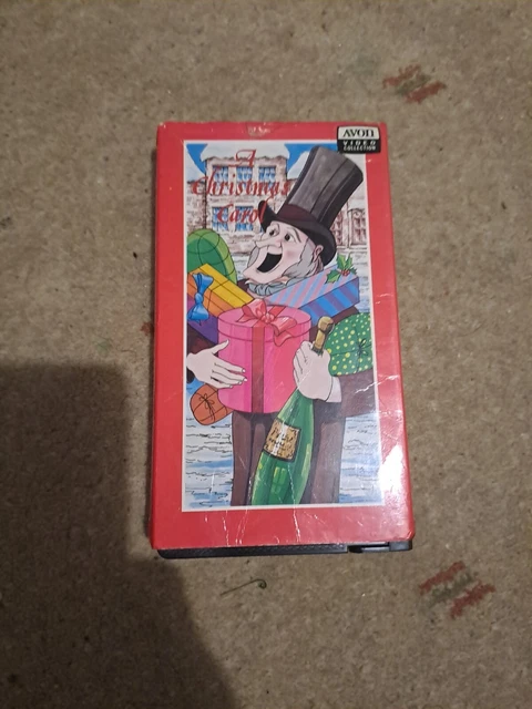 A CHRISTMAS CAROL VHS Avon Video Collection Very Rare Vintage ...