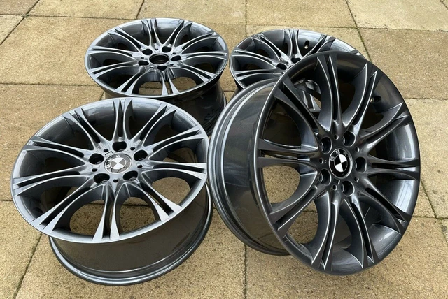 REFURBISHED GENUINE BMW Mv2 Alloys Graphite Grey Staggered E36 E46 1,3 ...
