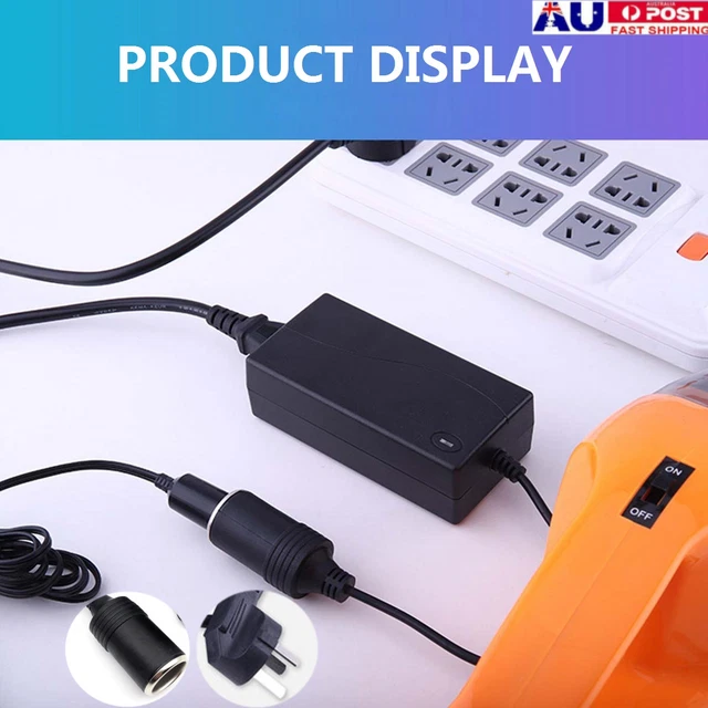 240V TO 12V Socket Car Cigarette lighter Transformer 5 A Power Supply ...