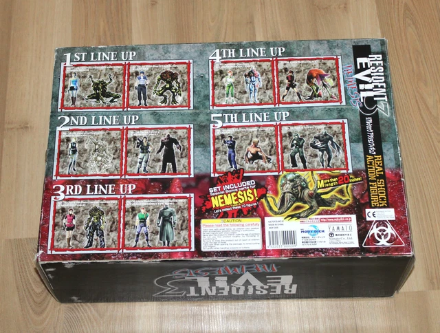 RESIDENT EVIL 3 Jill Valentine VS Hunter Moby Dick Figure Nemesis Type ...