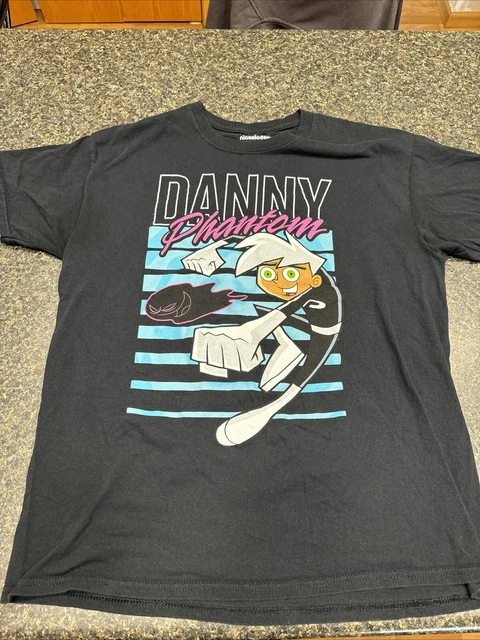 NICKELODEON MAD ENGINE Danny Phantom Men's Black Short Sleeve T-shirt ...