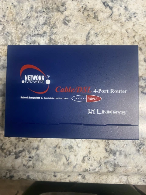 NEW LINKSYS CABLE/DSL 4 Port Router Model NR041 Broadband $25.00 - PicClick