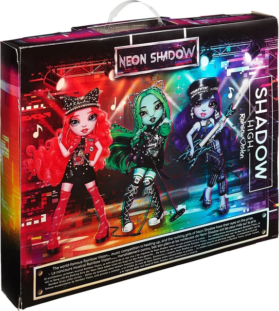 RAINBOW HIGH / Shadow High Neon Shadow Mara Pinkett Rainbow Vision Doll ...
