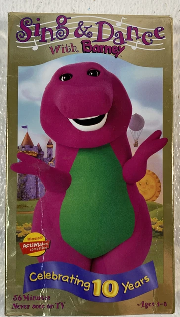 BARNEY - SING and Dance With Barney (VHS, 1999) £9.66 - PicClick UK