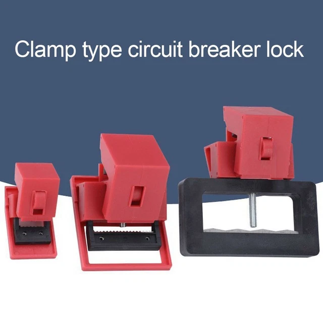 SWITCH LEAKAGE CLAMP Type Circuit Breaker Lock Moulded Case Locks Extra ...