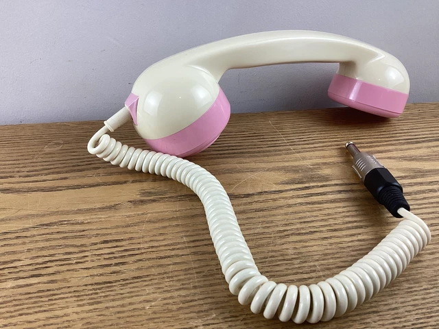 RETRO DJ VINTAGE Telephone Handset Cueing In 1/4” Mono Jack Pink ...