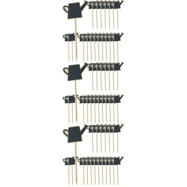 60 PZ MINI Cartelli Cartelli Cartello Gesso Supporto Etichette Palo ...